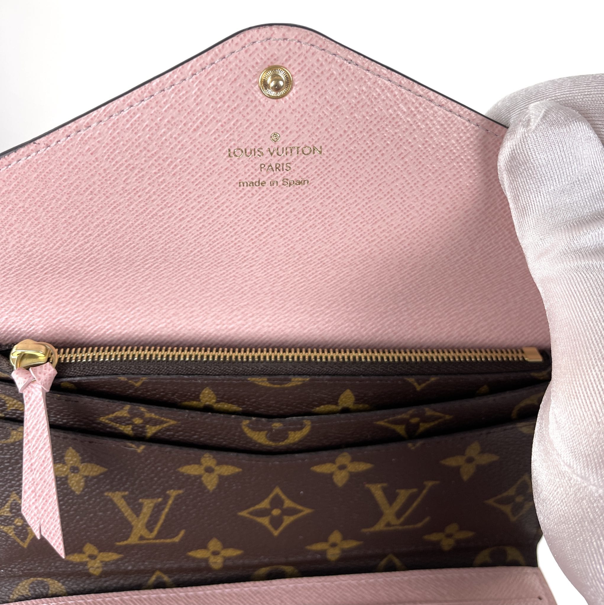 Louis Vuitton Wallet Pink Interior Paint | semashow.com